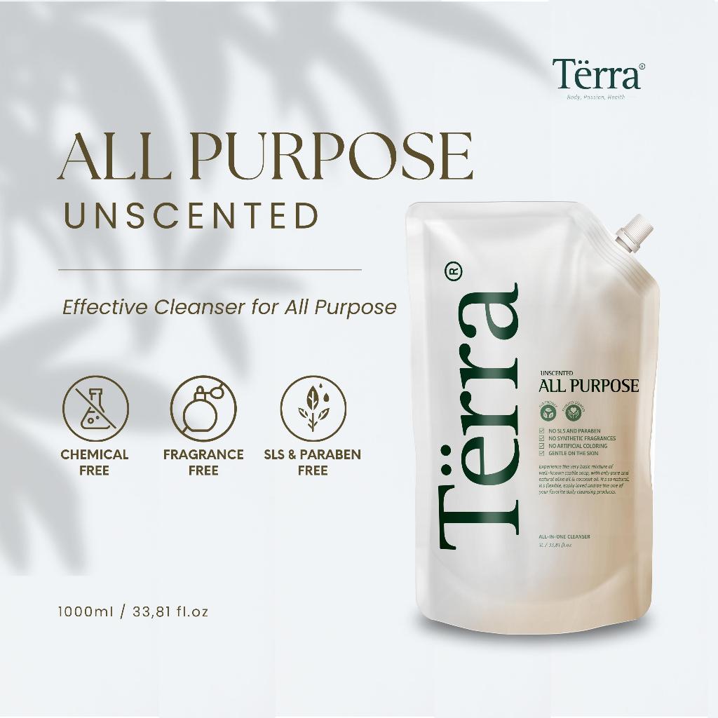 Jual Terra All Purpose Unscented 1 Liter Pouch Refill | Shopee Indonesia