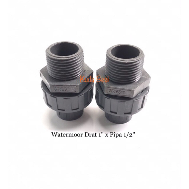 Jual Watermur Drat Union Socket Grest 1" x 1/2" | Shopee Indonesia