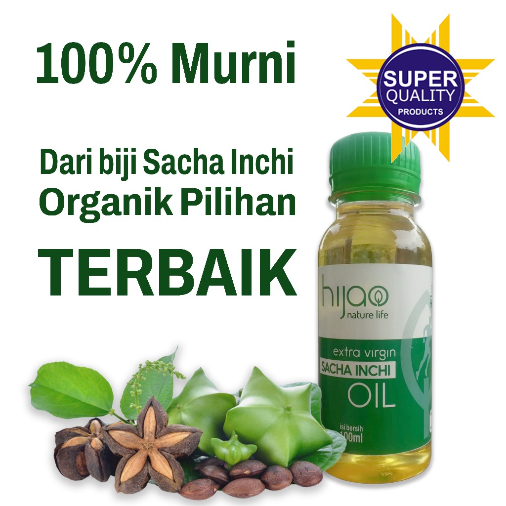 Jual Minyak Sacha Inchi Oil organik saca inci sacainci sanca ici 100ml ...