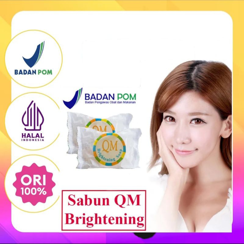 Jual Sabun QM Brightening Soap Sabun Bpom Original | Shopee Indonesia