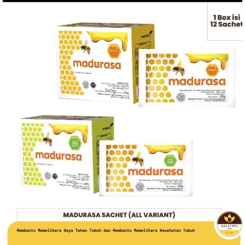 Jual MADU RASA SATU KOTAK ISI 12 SACHET | Shopee Indonesia