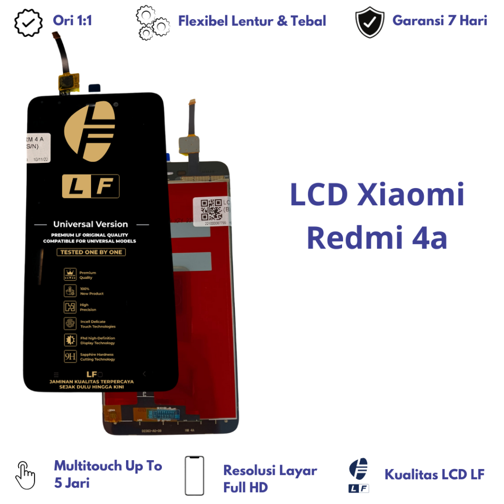 Jual LCD XIAOMI REDMI 4A FULLSET TOUCHSCREEN | Shopee Indonesia