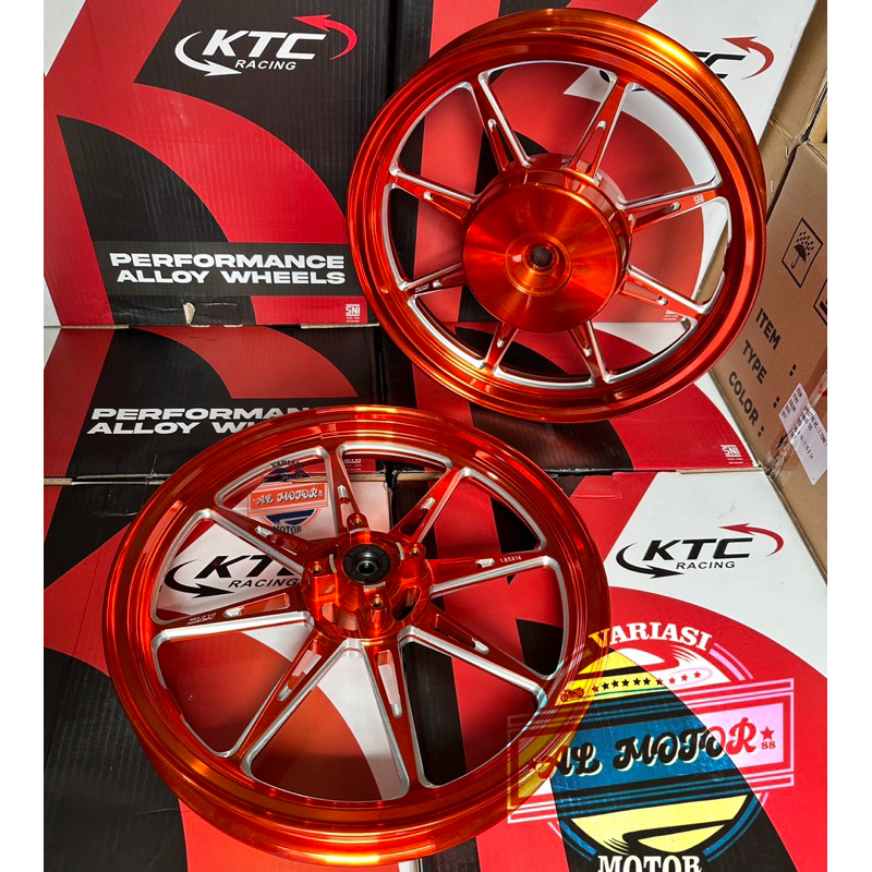 Jual velg pelak racing ktc racing palang 8 two-tone full cnc beat - Vario 110 - Vario 125&150 ...