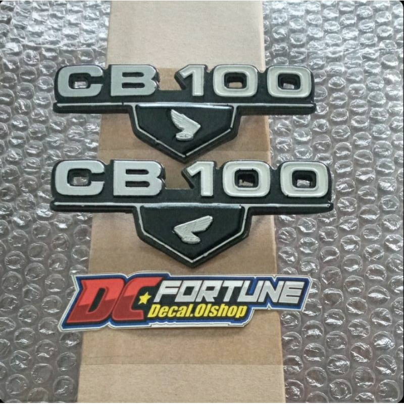 Jual emblem box aki honda cb 100 k3 hitam | Shopee Indonesia