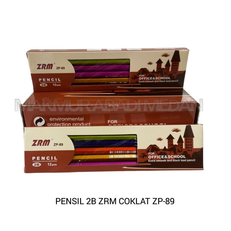 Jual Pensil 2B Chung Hwa ZRM Coklat ZP-89 Original / Pensil Ujian ...