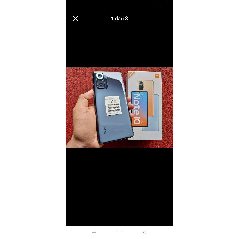 Jual redmi Note 10 pro 6/128gb seken rasa baru | Shopee Indonesia