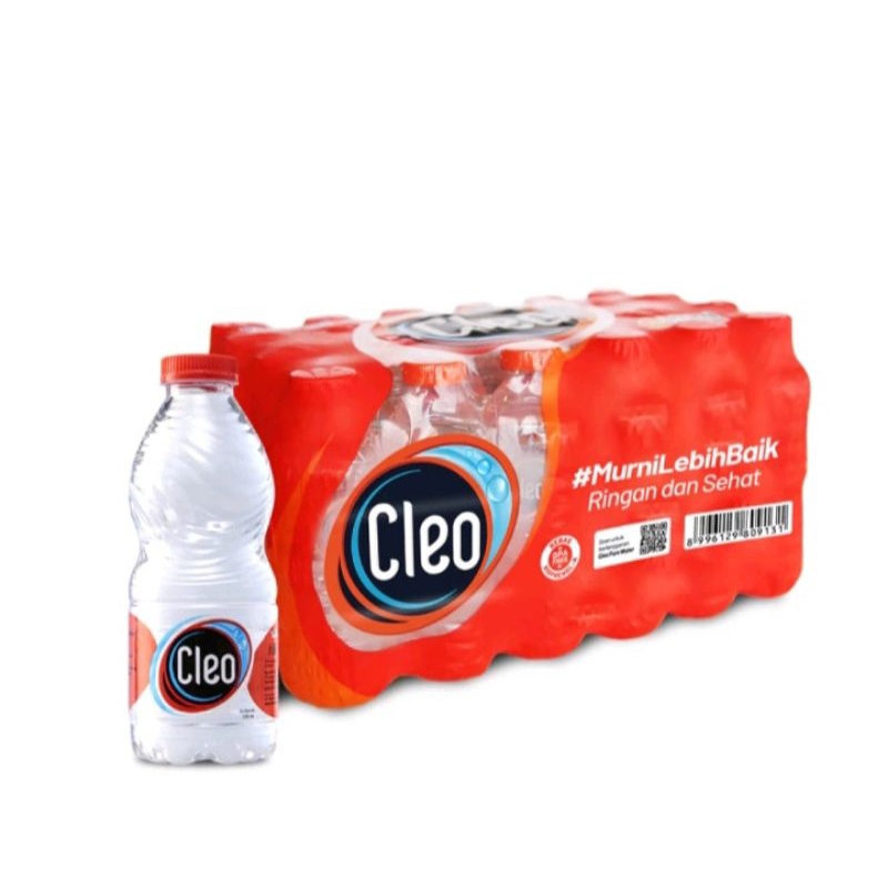 Jual Cleo Air Mineral / Air Minum Botol 220 ml | Shopee Indonesia
