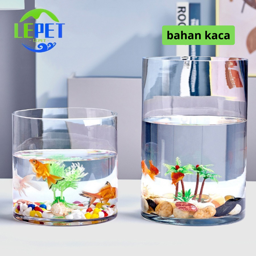 Jual LEPET AQUARIUM MINI KECIL A24 / AKUARIUM IKAN CUPANG HIAS | Shopee ...
