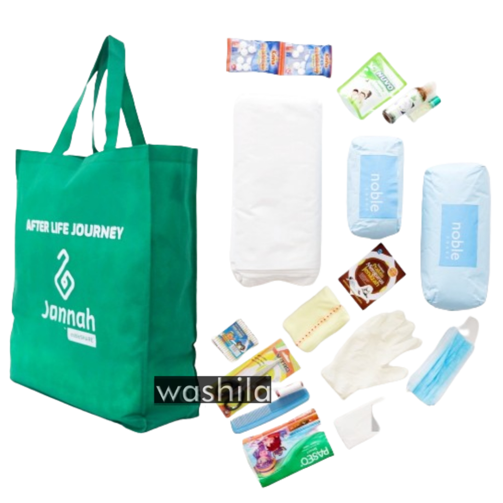 Jual Kain Kafan JANNAH Kaffan Kapan Paket Komplit Untuk Perlengkapan ...