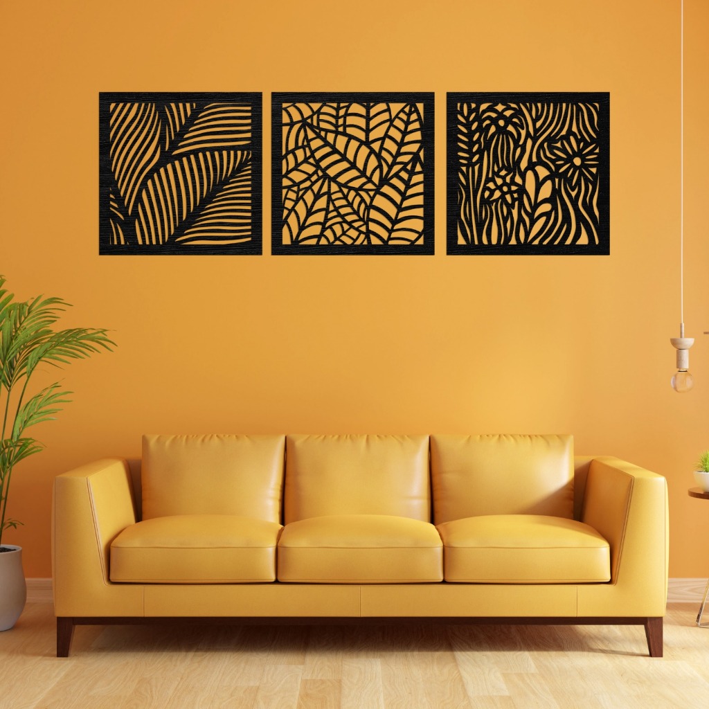 Jual Hiasan Dinding Kayu Wall Art Laser Cut Kayu Dekorasi Dinding Ruang ...