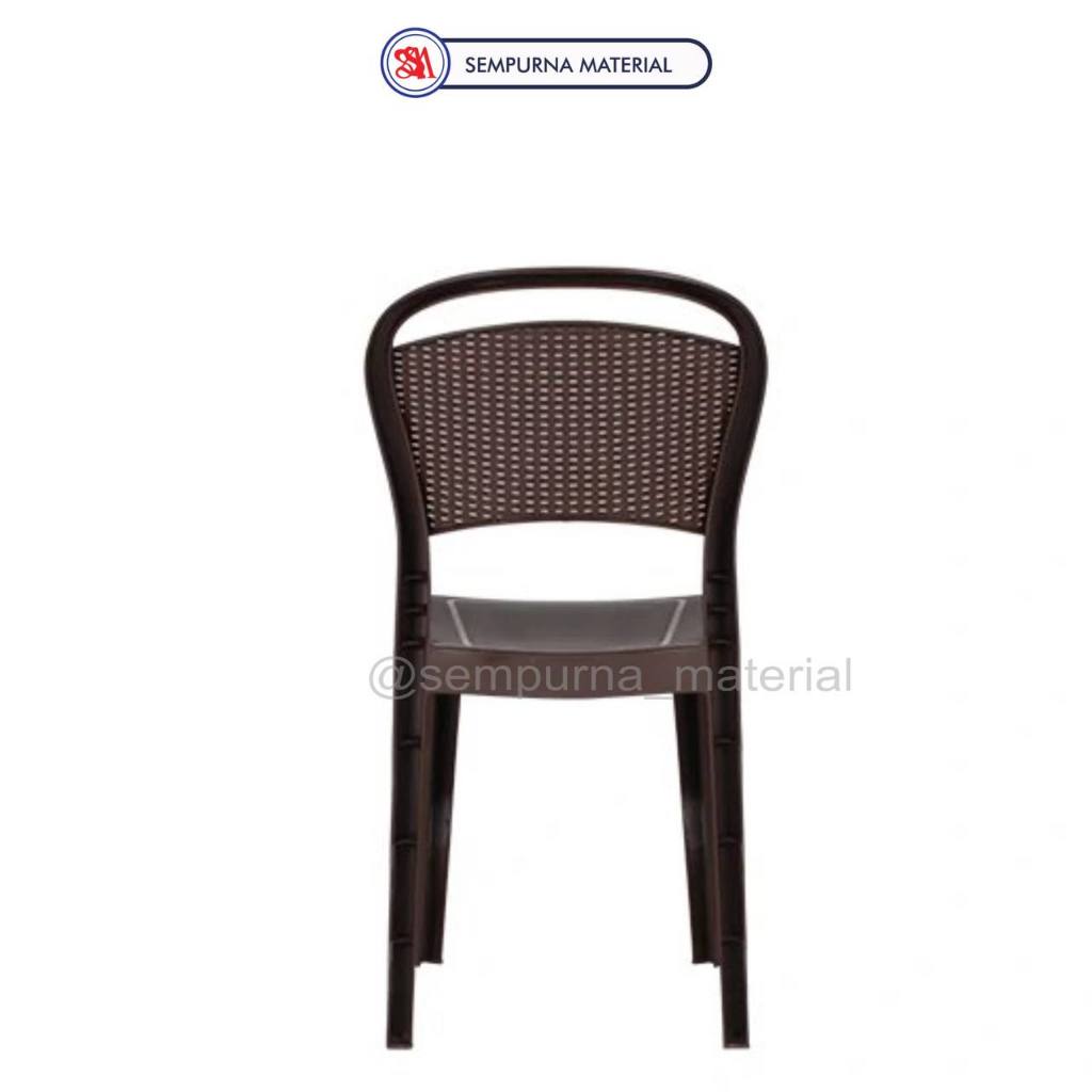 Jual Olymplast Chair OL 209 R Rattan DN | Shopee Indonesia