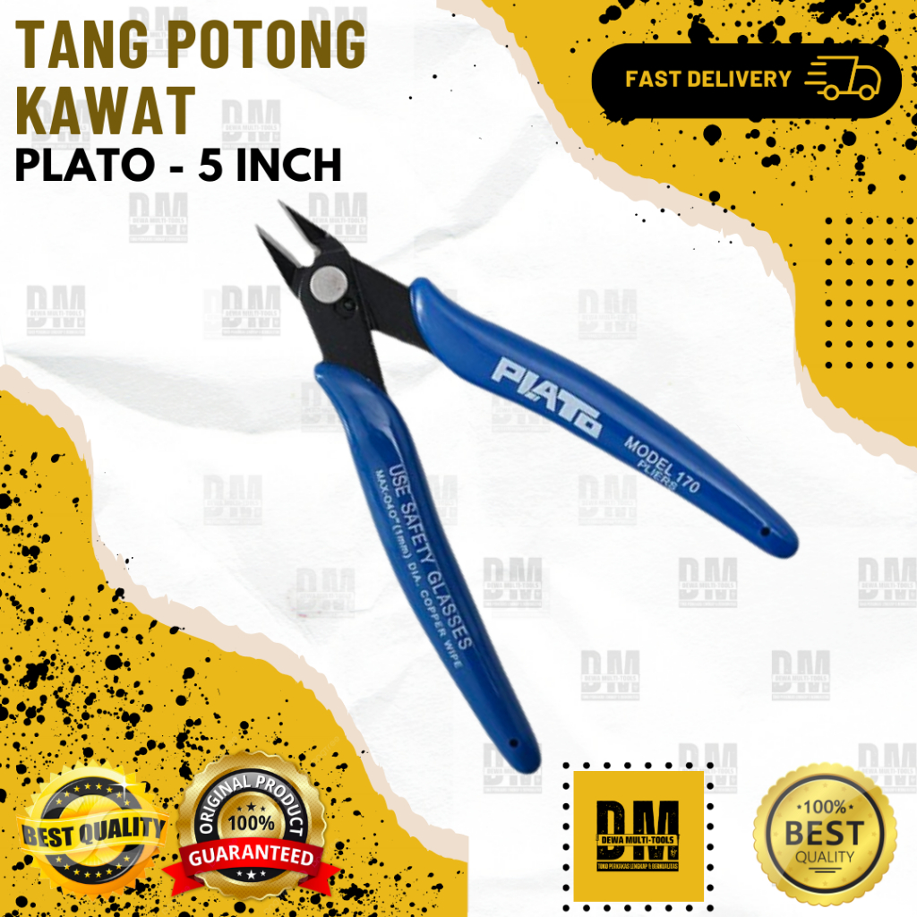 Jual Tang Plato Potong Kawat Tajam 170 USA Tang Mini Cutting Pliers 5 ...