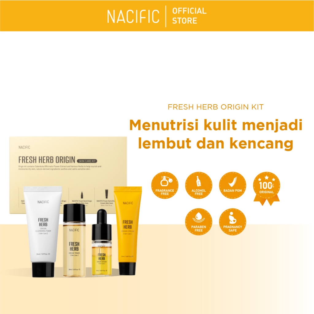 Jual [NACIFIC] Fresh Herb Origin Kit Skin Care | Shopee Indonesia
