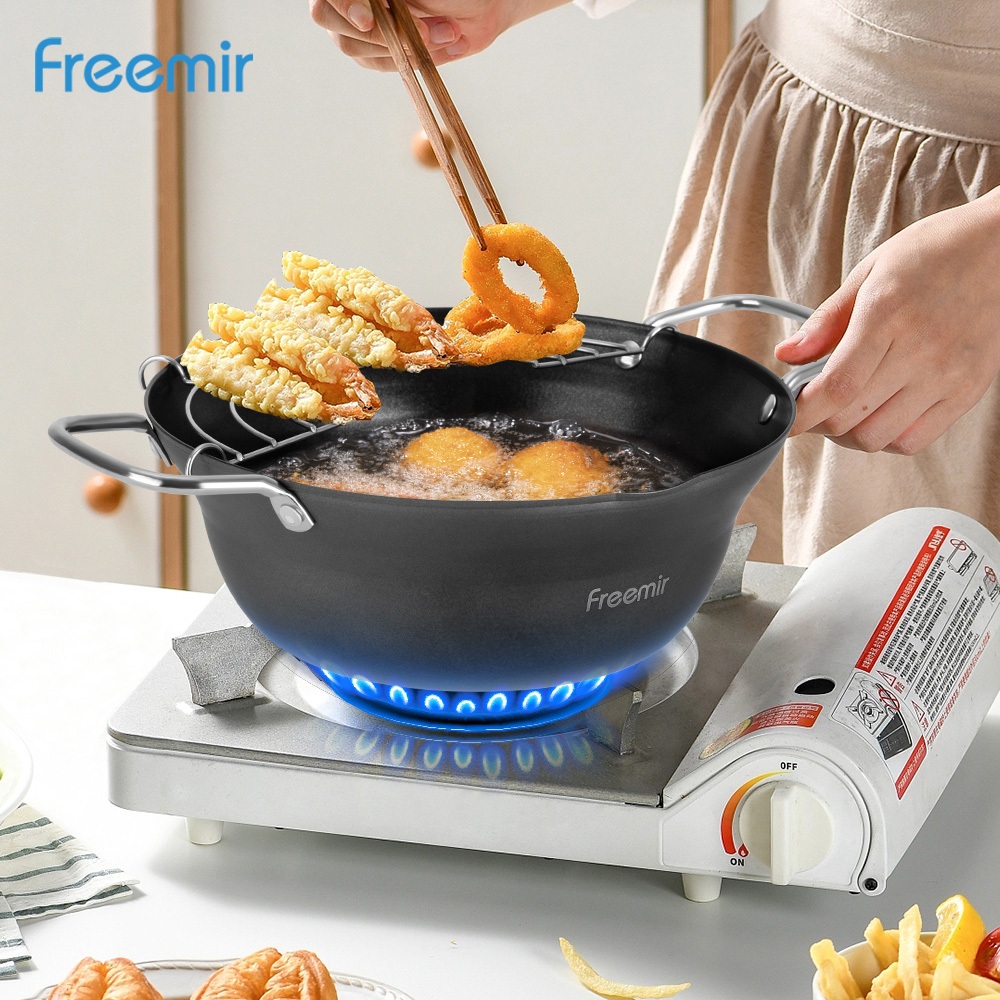 Jual [SPECIAL] freemir Wajan Penggorengan 3in1 13/16/20/24 Cm Deep ...