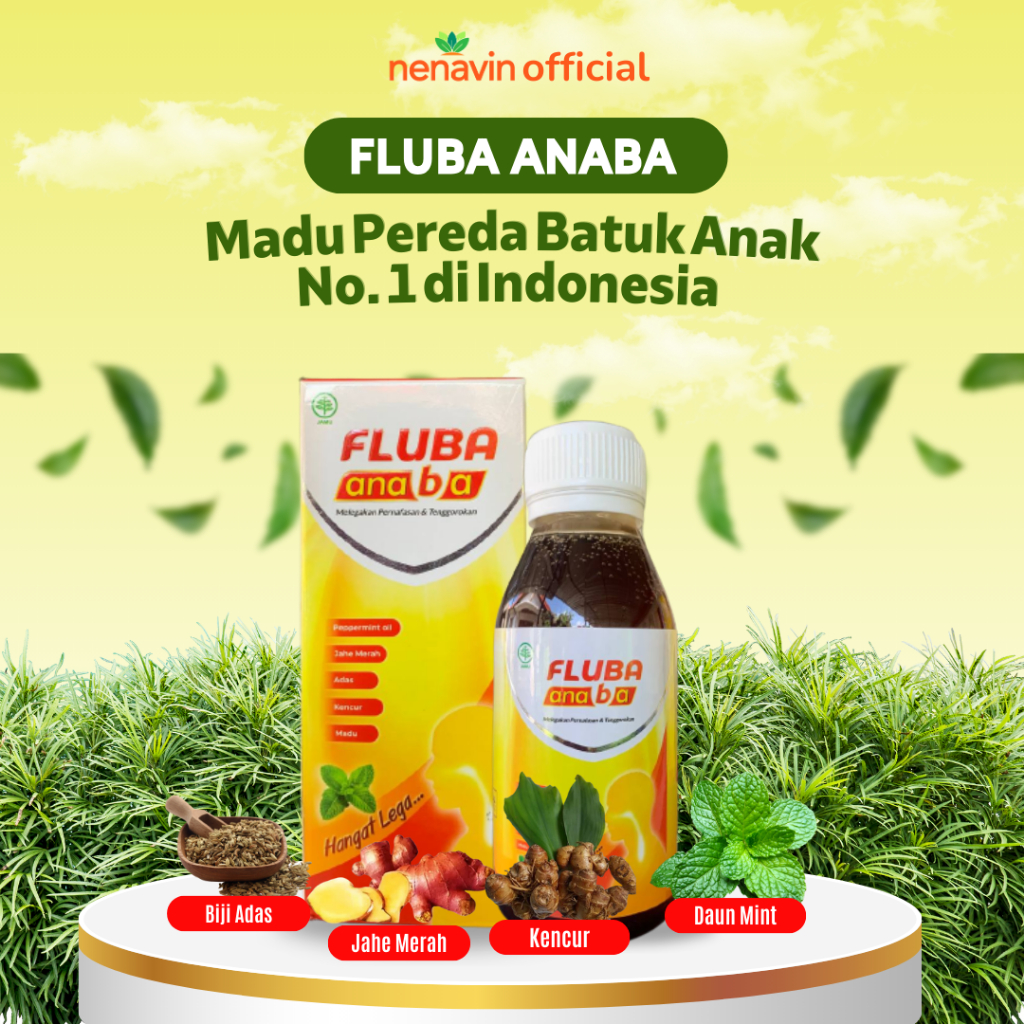 Jual Obat Batuk dan Pilek Anak - FLUBA ANABA - Madu Herbal Untuk Batuk Pilek Anak | Shopee Indonesia