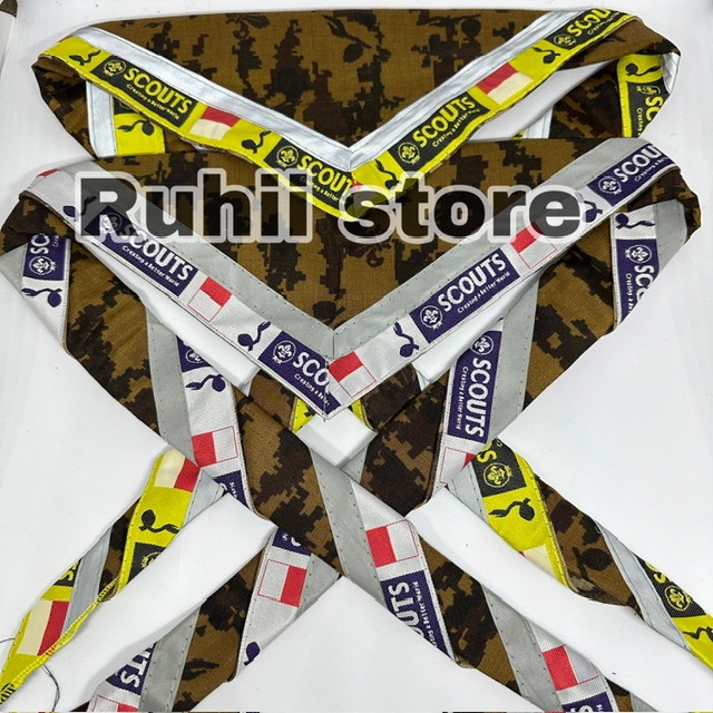 Jual Scarf loreng pramuka list scout wofn | Shopee Indonesia