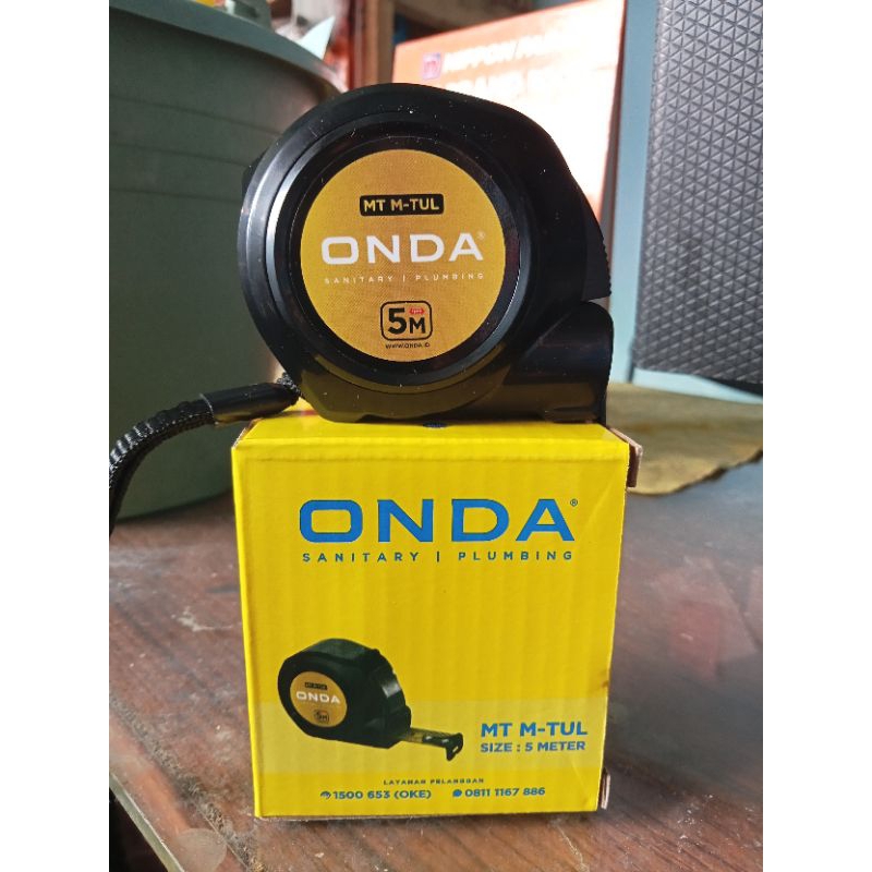 Jual METERAN ONDA MEASURING TAPE / METERAN MT M-TUL PANJANG 5M | Shopee ...