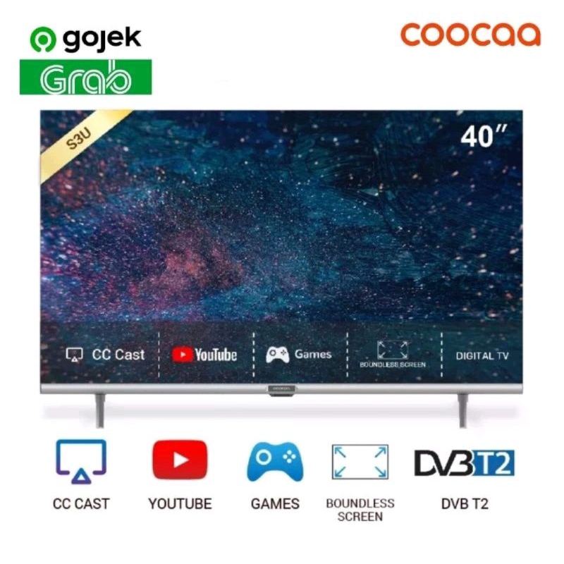 Jual LED tv 40 inch Coca coocaa 40s3u | Shopee Indonesia