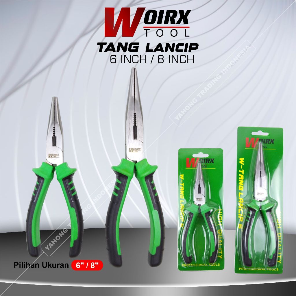 Jual Tang Lancip 6" 8" inch Long Nose Tang Cucut WOIRX TOOL | Shopee Indonesia