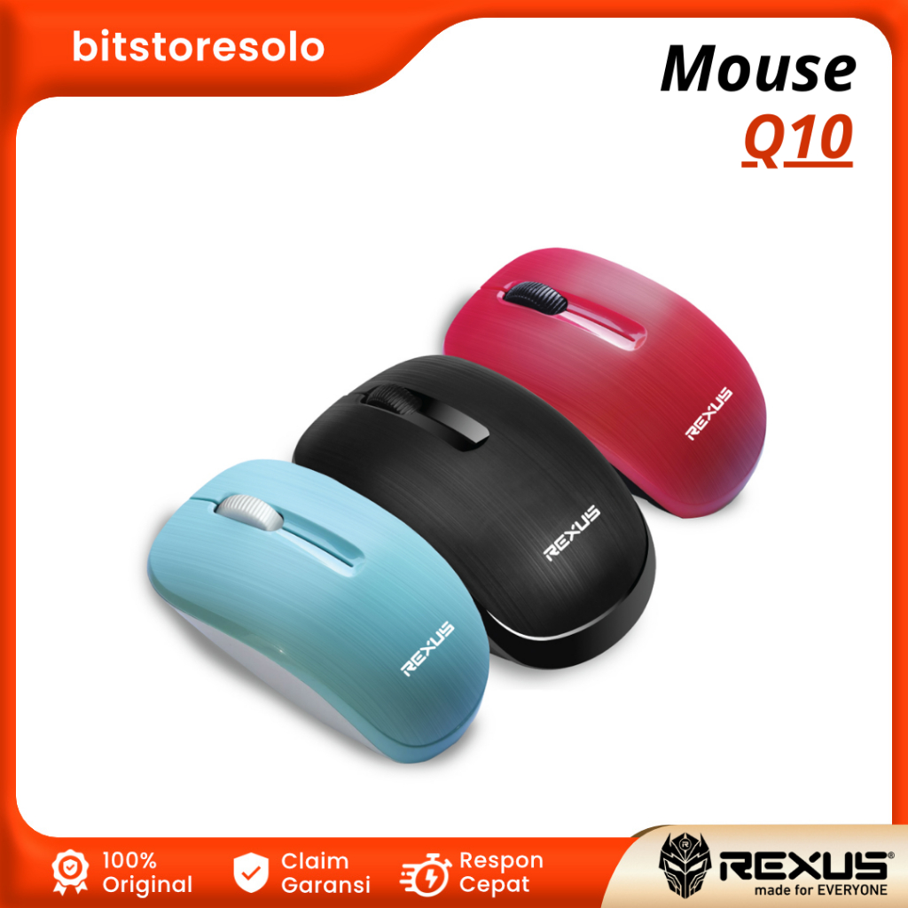 Jual Mouse Wireless REXUS Q10 Q20 Q30 Silent | Shopee Indonesia