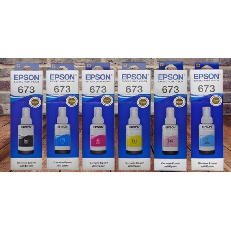 Jual Tinta Epson 673 Premium Tipe Printer L800 L805 L850 L1800 | Shopee ...