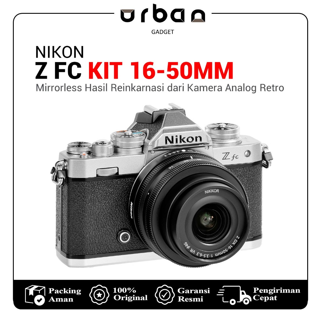 Jual Nikon Z fc kit 16-50mm Mirrorless Camera Nikon Zfc 16-50 - RESMI | Shopee Indonesia