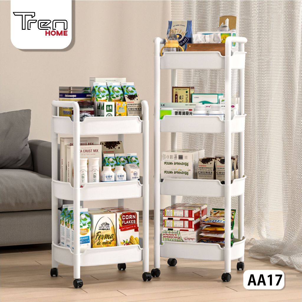 Jual TRENHOME-Rak Susun dengan Roda Otomatis | Troli Estetik ...