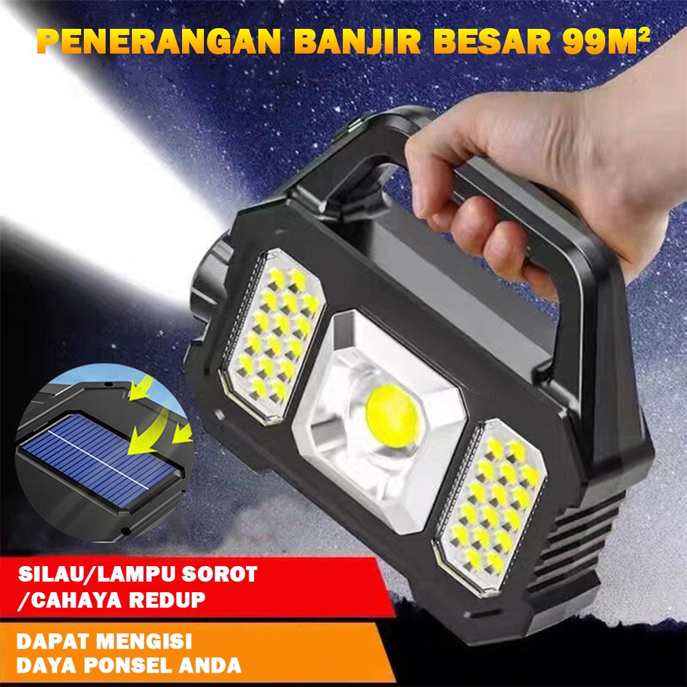 Jual SENTER LED GAGANG MULTIFUNGSI LAMPU PORTABLE SUPER TERANG SENTER ...