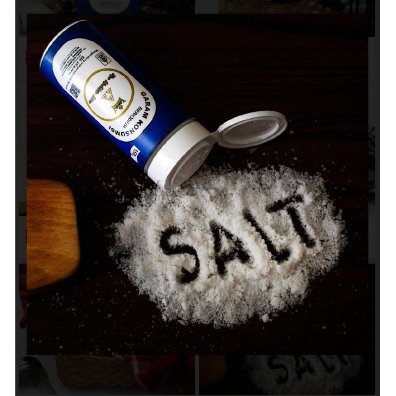 Jual GARAM LAUT PREMIUM " TIGA MAHKOTA INTAN" Botol 150g/ GARAM / GAREM ...