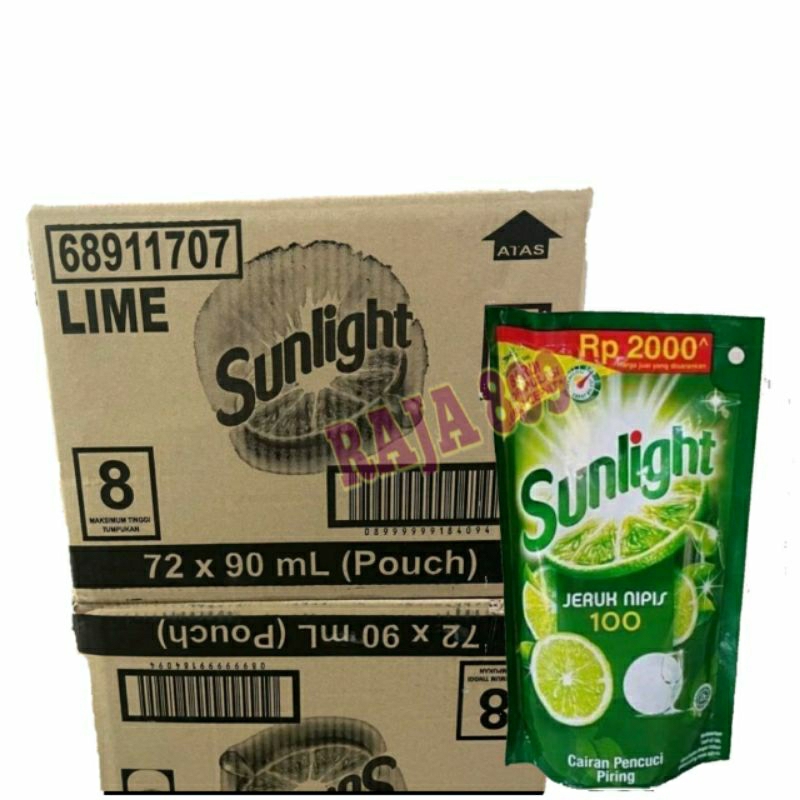 Jual SUNLIGHT 2000 LIME REFILL 90ML DUS ISI 72 POUCH | Shopee Indonesia Jual SUNLIGHT 2000 LIME REFILL 90ML DUS ISI 72 POUCH | Shopee Indonesia