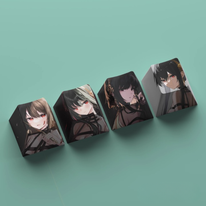 Jual Spy x Family Anya Yor Forger Thorn Princess Keycaps Mechanical ...