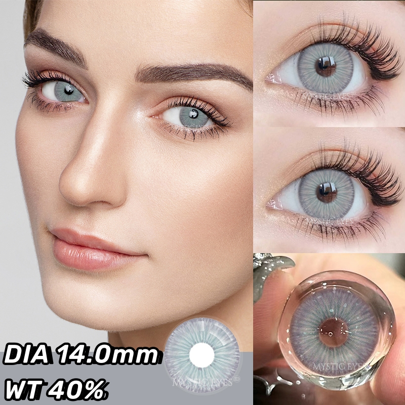 Jual (COD) Softlens Colored Contact Lenses Softlens Brown Softlens 14 ...