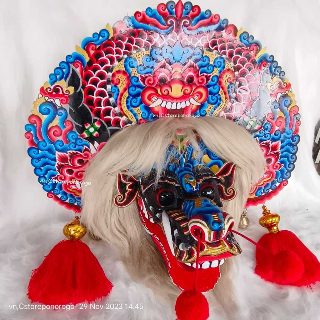 Jual BARONGAN PENTAS PREMIUM TELON BIRU / barongan asli / barongan ...