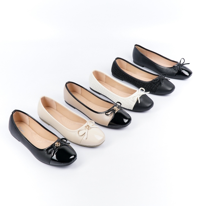 Jual Blow Daff Flats Shoes Sepatu Hitam Wanita Balet Women Shoes BLNW ...
