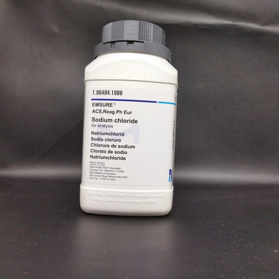 Jual SODIUM CHLORIDE Merck 106404 / Natrium Klorida / NaCl (REPACK ...