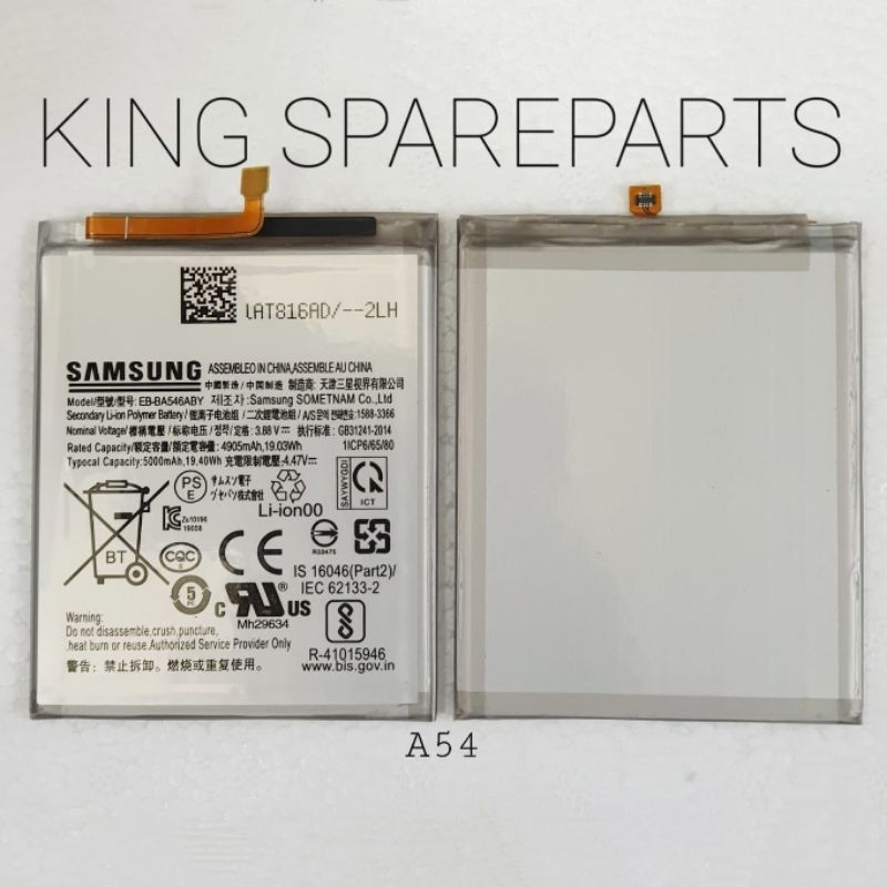 Jual BATERAI BATRE BATTERY SAMSUNG GALAXY A54 A546 ORIGINAL | Shopee Indonesia