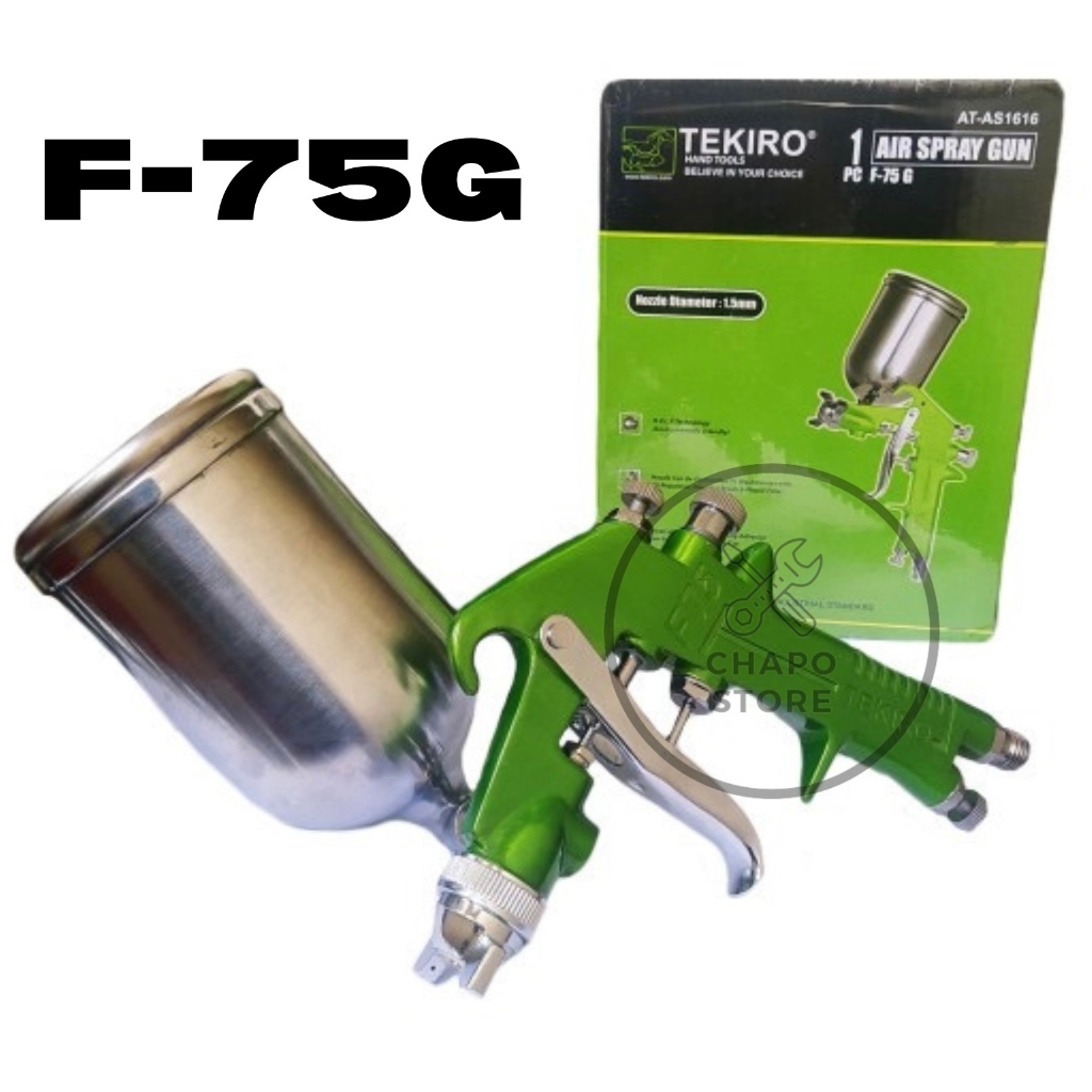 Jual Tekiro alat semprotan cat tabung atas 400ml air spray gun tekiro F ...