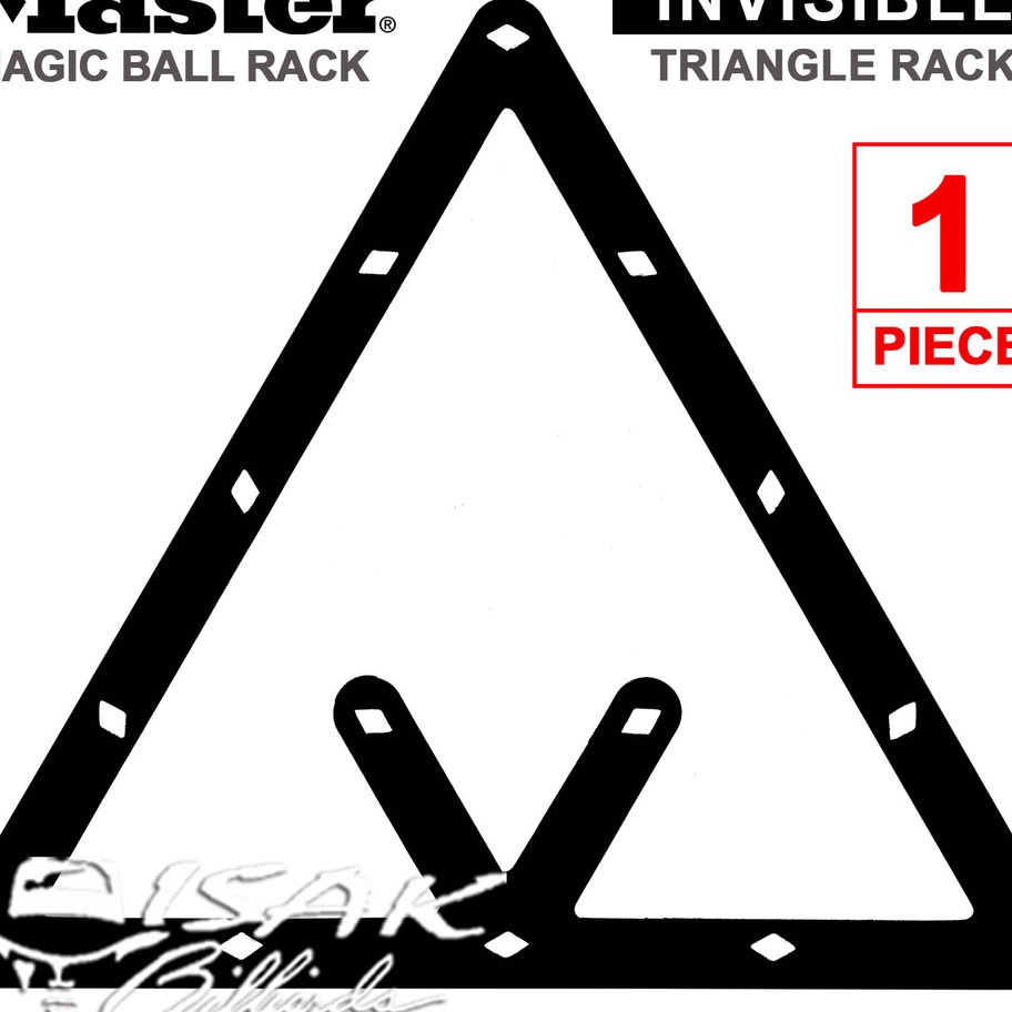 Jual Terbaik..!! Magic Ball Rack - 1 Triangle Rak Bola Plastik Segitiga ...