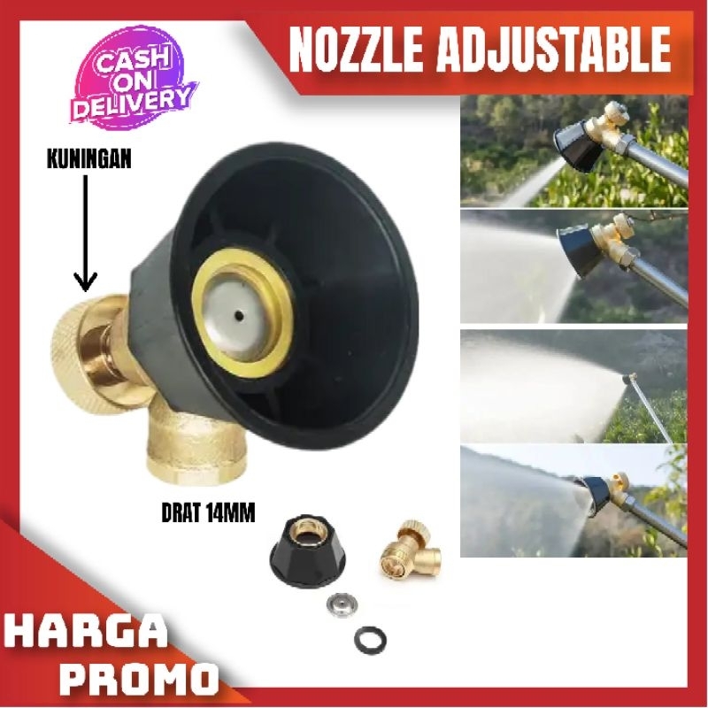 Jual Nozzle Spuyer elektrik adjustable kuningan | Shopee Indonesia