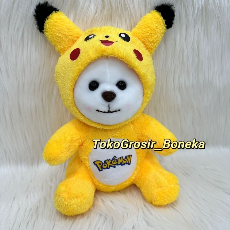 Jual Boneka Hoodie Bear Cosplay Kupluk Bertopi Viral Sanrio Lotso ...
