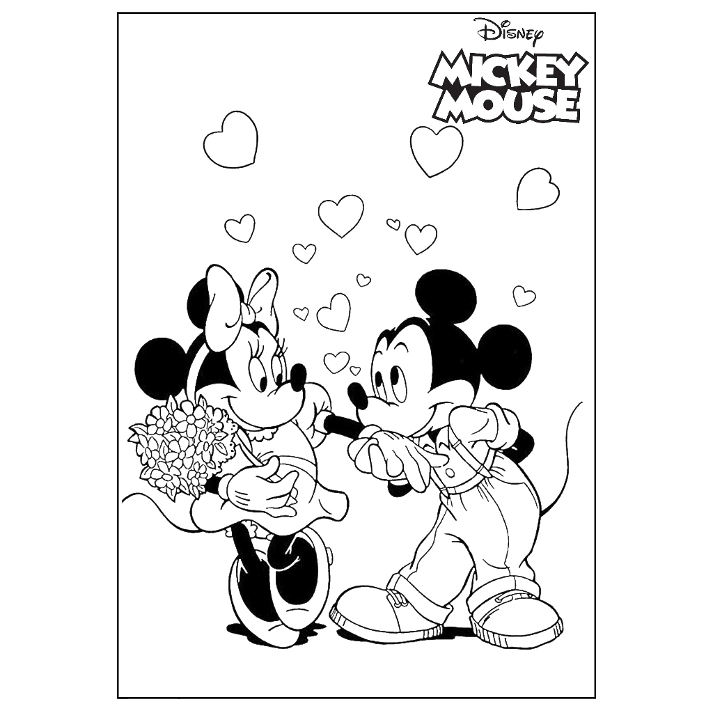 Jual Kertas Gambar Mewarnai Tema Mickey Mouse | Kertas Mewarnai | Murah ...