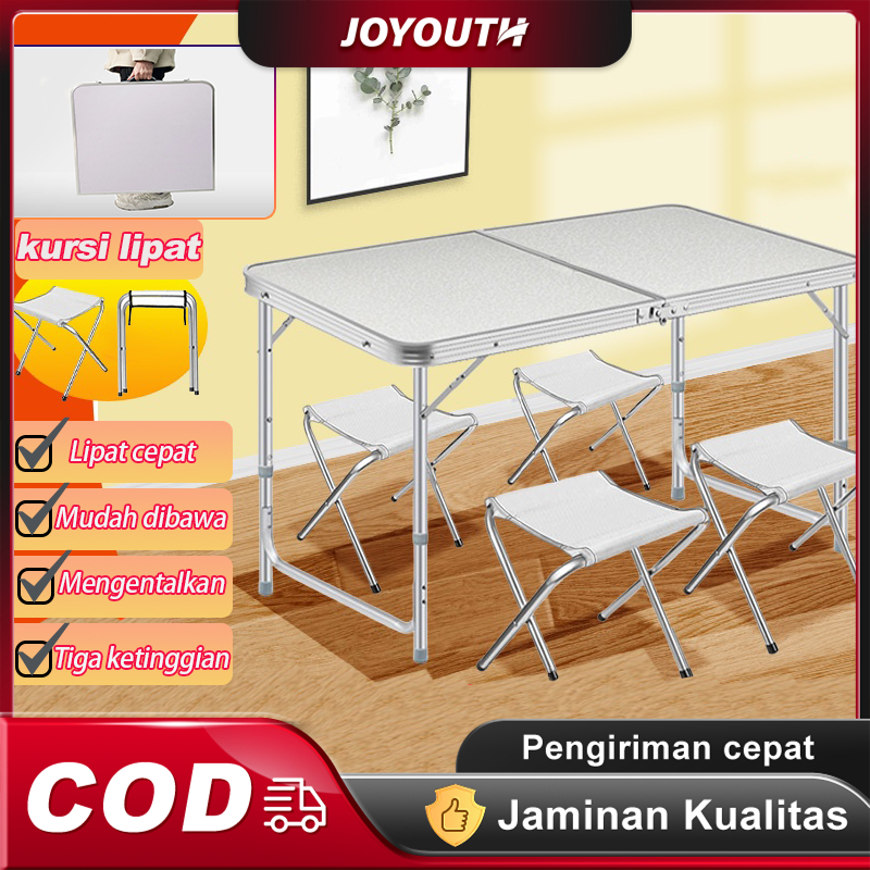 Jual JOY Meja lipat outdoor set meja lipat jualan portable Aluminium ...