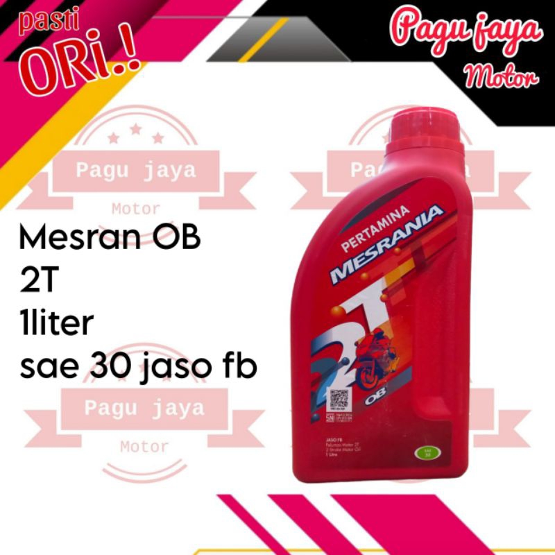 Jual MESRANIA MESRAN OB 1liter OLI SAMPING OLSAM SAE 30 JASOFB | Shopee ...