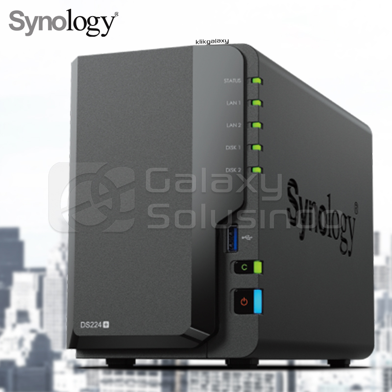Jual SYNOLOGY DS224+ 2 HardDisk Bay Diskstation | Shopee Indonesia