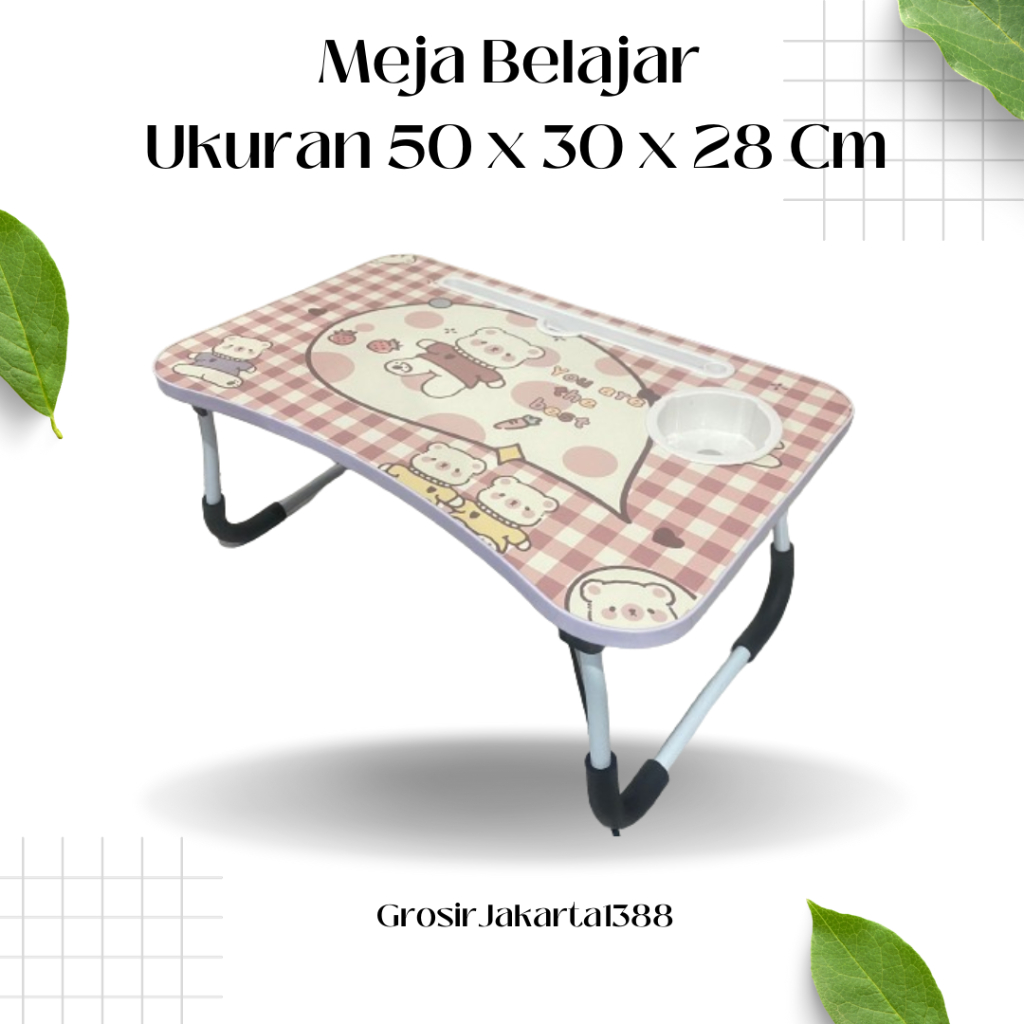 Jual Meja Belajar Lipat Meja Laptop Portable / Meja Belajar Anak Meja ...