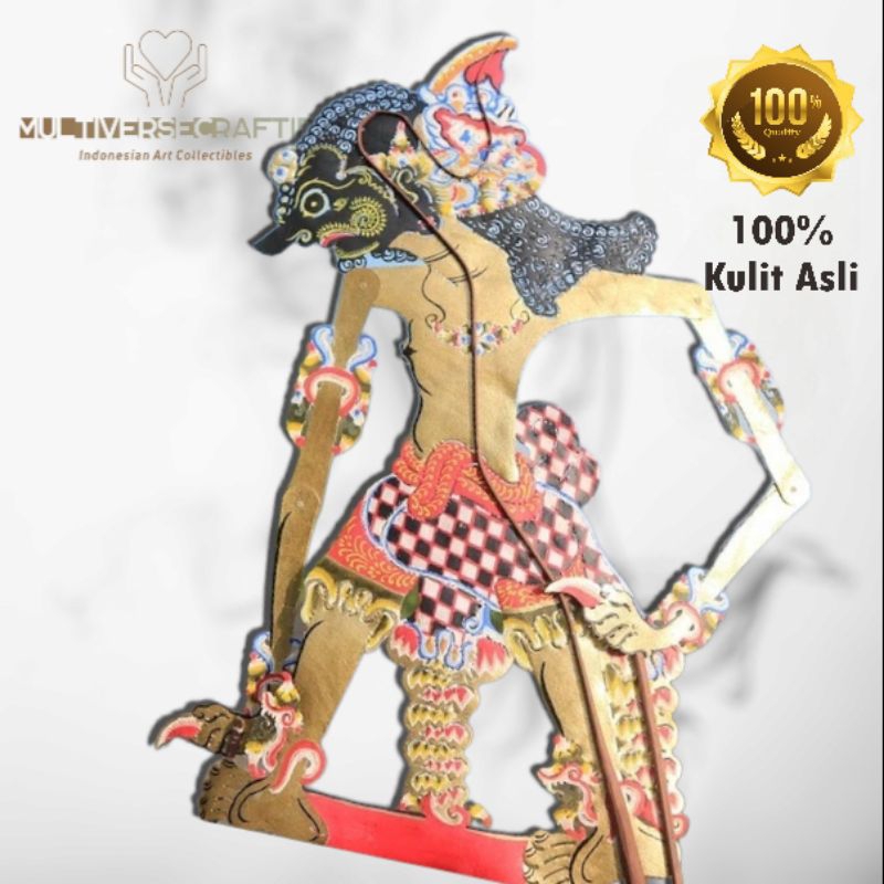 Jual Wayang Alusan Kulit Sapi ASLI Brotoseno Bratasena Kualitas Alusan ...