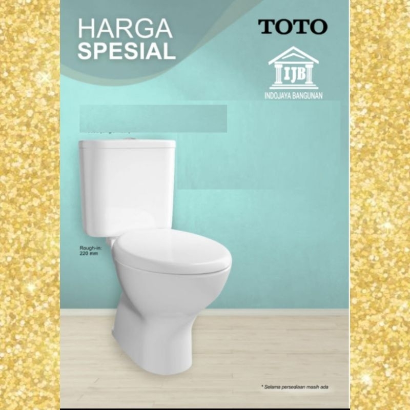 Jual Kloset Duduk Toilet Duduk Closet TOTO CW637 Rough In 22 CM Dual ...