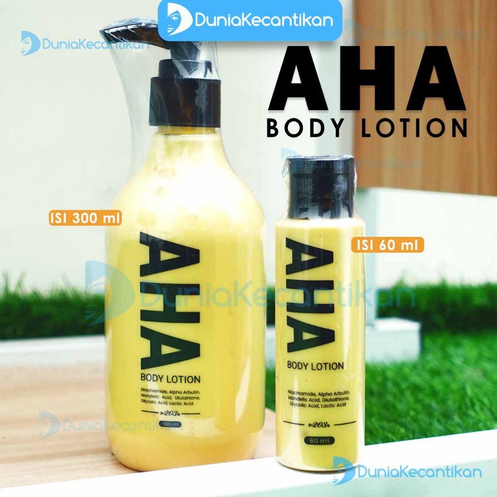 Jual AHA Body Lotion N203R Handbody Pencerah Kulit 60 ml atau 300ml ...