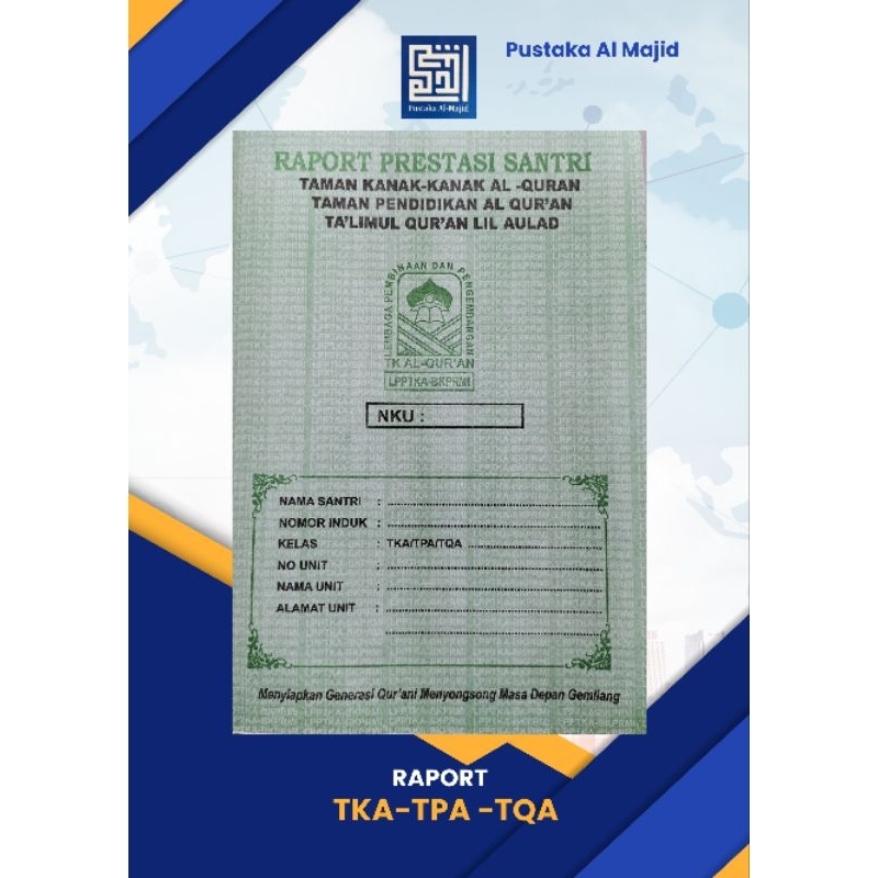 Jual Buku Raport Presentasi Santri TKA-TPA -TQA | Shopee Indonesia