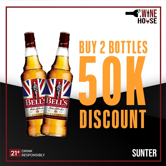 Jual Bell's - Blended Scotch Whisky (Promo 2 Botol) | Shopee Indonesia